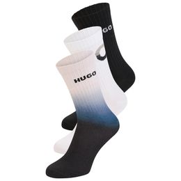 HUGO UNDERWEAR Socken 3 Paar tlg. Schwarz, Weiß, Blau 43-46 43-46 3er Pack sportive Socken von Hugo