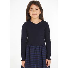 Tommy Hilfiger Langarmshirt &raquo;ESSENTIAL RIB TOP L/S&laquo; in leichter Rippenstruktur Desert Sky 86 86 Langarmshirt von Tommy Hilfiger f&uuml;r M&auml;dchen