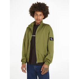Calvin Klein Jeans Outdoorjacke »CASUAL UTILITY HARRINGTON« mit Logopatch Dark Juniper L L Jacke von Calvin Klein Jeans Menswear