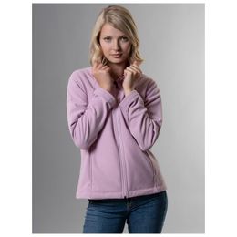 TRIGEMA Fleecejacke &raquo;Taillierte Fleecejacke&laquo; 1 Stk. tlg. orchidee L L Fleece-Qualit&auml;t, innen und au&szlig;en angeraut