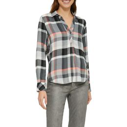 s.Oliver Langarmbluse mit Karo Muster asphalt check 42 42 Bluse von s.Oliver