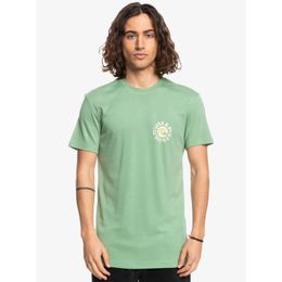 Quiksilver T-Shirt &raquo;Sunburnt Daze&laquo; Loden Frost XL XL Material: Interlock-Stoff aus Viskose und...