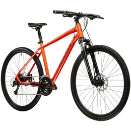 Crossrad &raquo;Crossrad Herren 28" Evado 3.0 orange 16 G&auml;nge&laquo; 16 Gang Shimano ACERA M3020 Schaltwerk Kettenschaltung Crossrad