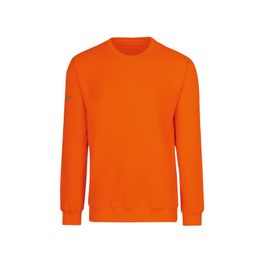 TRIGEMA Sweatshirt &raquo;Sweatshirt aus Biobaumwolle&laquo; mandarine-C2C L L BIO Sweat-Qualit&auml;t