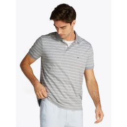 Tommy Hilfiger Herren Poloshirt &raquo;LIQUID COTTON REG SEASONAL POLO&laquo; mit Logostickerei grau XL
