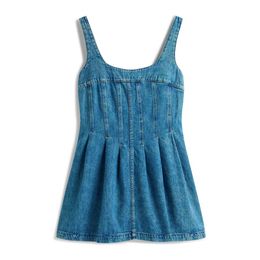 Tommy Jeans Kleid Damen Gr&ouml;&szlig;e 34 blue denim Winterkleid