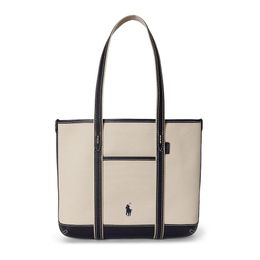 Polo Ralph Lauren Shopper Damen Größe One Size creme / dunkelbraun
