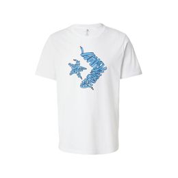 Converse T-Shirt 'SHOELACE' Herren Gr&ouml;&szlig;e S royalblau / melone / schwarz / wei&szlig;