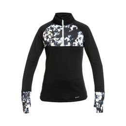 Roxy Trainingsshirt &raquo;Big Gel&laquo; Black Black Flowers S S Material: Polyester-Material