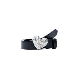 Desigual G&uuml;rtel Damen Gr&ouml;&szlig;e 95 schwarz / silber