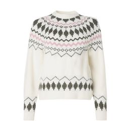 Vila Pullover 'VIPEYSA' Damen Gr&ouml;&szlig;e XS oliv / rosa / wei&szlig;