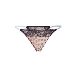 WILD LOVERS String 'LYRA' Damen Gr&ouml;&szlig;e M beige / pastellblau / hellbraun / schwarz