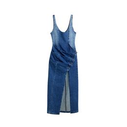 Desigual Kleid Damen Gr&ouml;&szlig;e 34 blau Winterkleid
