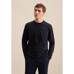 Seidensticker T-Shirt Rundhals navy L L Passform: Regular