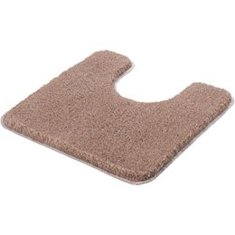Kleine Wolke Badematte &raquo;RELAX&laquo; H&ouml;he 30 mm rutschhemmend beschichtet fu&szlig;bodenheizungsgeeignet Badteppich, Uni Farben, rechteckig, rund & als Set erh&auml;ltlich grau 