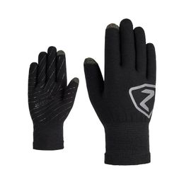 Ziener Multisporthandschuhe &raquo;ISKY TOUCH&laquo; schwarz 6 6 d&uuml;nne, angenehme Unterziehhandschuhe aus Merino Wolle