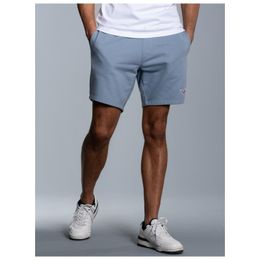 TRIGEMA Bermudas &raquo;Bermuda mit praktischem Kordelzug&laquo; pearl-blue XL - US-Gr&ouml;&szlig;en US-Gr&ouml;&szlig;en XL Sweat-Qualit&auml;t, innen angeraut