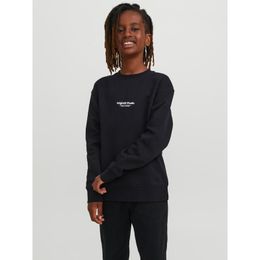 Jack & Jones JACK & JONES JUNIOR Sweatshirt &raquo;JORVESTERBRO SWEAT CREW NECK NOOS JNR&laquo; Black Fit:LOOSE 152 152 Sweater von Jack & Jones Junior f&uuml;r Jungen