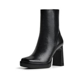 Bershka Stiefelette Damen Gr&ouml;&szlig;e 38 schwarz Winterschuhe