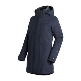 Maier Sports Outdoorjacke &raquo;Gerdi&laquo; Damen Wanderjacke, atmungsaktiv wasserdicht, 2-in-1 Jacke mit Kapuze dunkelblau 44 44 mTEX 10.000 Wetterschutz -...