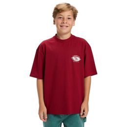 Quiksilver Jungen T-Shirt &raquo;Mercury Worldwide&laquo; rot 12(148-156cm)