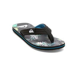 Quiksilver Sandale &raquo;Molokai Layback&laquo; Black/Blue/Green 14(47) 14(47) Material: Canvasobermaterial aus Baumwolle