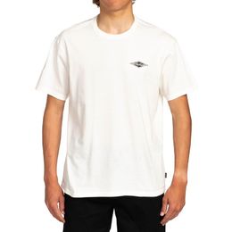Billabong T-Shirt »Night Ride« Off White S S Stoff: Baumwoll-Jersey-Stoff [160 g/m2]