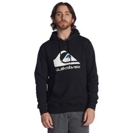 Quiksilver Hoodie &raquo;Big Logo&laquo; Black L L Stoff: Baumwoll-Polyester-Mischgewebe [280...
