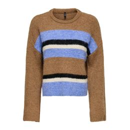 Only Pullover 'ONLKALLIE' Damen Gr&ouml;&szlig;e S hellblau / karamell / schwarz / wei&szlig;