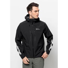 Jack Wolfskin Fahrradjacke &raquo;MOROBBIA 3L JKT M&laquo; mit Kapuze black M (50) M (50) Fahrradjacke