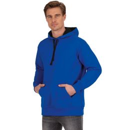 TRIGEMA Kapuzensweatshirt &raquo;Kapuzenshirt aus Sweat-Qualit&auml;t&laquo; royal M M Sweat-Qualit&auml;t, innen angeraut