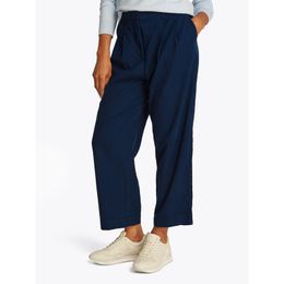 Tommy Hilfiger Chinohose »CO TENCEL RLXD STR PULL ON CHINO« mit Logostickerei Dark Night Navy 44 - N-Gr N-Gr 44 Chinohose von Tommy Hilfiger