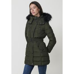 Koroshi Winter Jacket female Green size XL