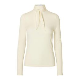 Selected Shirt 'SLFLINA LANO' Damen Gr&ouml;&szlig;e S creme