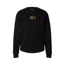Armani Exchange Sweatshirt Damen Gr&ouml;&szlig;e XL gold / schwarz