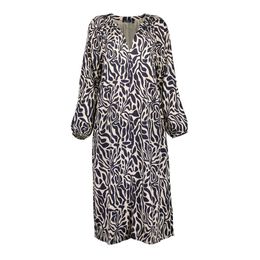 Blue Seven Kleid Damen Gr&ouml;&szlig;e 38 beige / navy Winterkleid