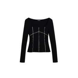 Desigual Shirt Damen Gr&ouml;&szlig;e M schwarz / wei&szlig;