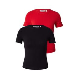 WEEKDAY Shirt female Red, Black size L