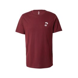 Converse T-Shirt 'OOTW' Herren Gr&ouml;&szlig;e XXL dunkelrot / wei&szlig;