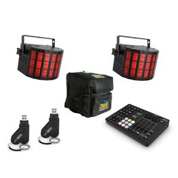 ChauvetDJ ILS Bundle 02 - 2x Mini Kinta ILS + 2x D-FI USB2 + 1x CHS40 Tasche