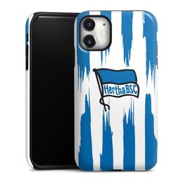 DeinDesign iPhone 11 Handy Panzer Handyh&uuml;lle robuste Outdoor H&uuml;lle Schutzh&uuml;lle gl&auml;nzend Bundesliga Official Licensed Product Hertha Bsc Tough Case
