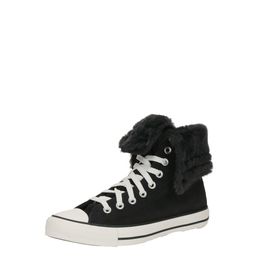 Converse High-Top Sneakers 'CTAS FOLD OVER' female Black size 11