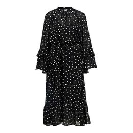 Object Kleid 'OBJGina' Damen Gr&ouml;&szlig;e 44 schwarz / wei&szlig; Winterkleid