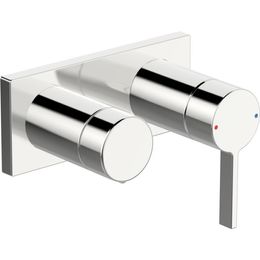 Hansa Hansaloft Wannenarmatur 57649583 UP-Wannen-Einhebelmischer, mit Drehumsteller, chrom