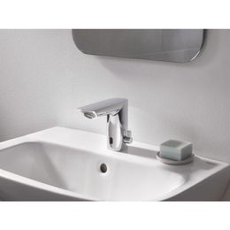Grohe Bau Cosmopolitan E Infrarot-Waschtisch-Armatur 36451000 chrom, mit Mischung, Temperaturbegrenzer, 6 V Lithium-Batterie