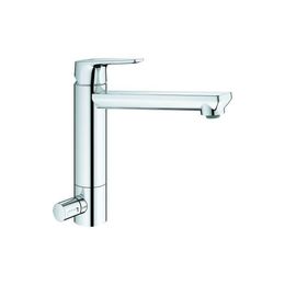 Grohe BauEdge Küchenarmatur 31696000 chrom, schwenkbarer, mittelhoher Auslauf