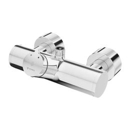 Schell Vitus Brause-Selbstschlussarmatur 016060699 Duschanschluss oben, thermische Desinfektion, AP, f&uuml;r Mischwasser, verchromt
