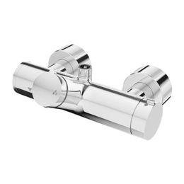Schell Vitus Brause-Thermostat 016020699 Duschanschluss oben, AP, Mischwasser, verchromt