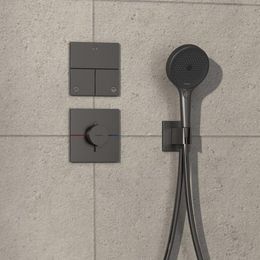 Hansgrohe ShowerSelect Comfort E Ventil 15573340 UP, f&uuml;r 3 Verbraucher, brushed black chrome