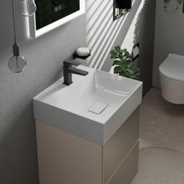 Hansgrohe Xevolos E Handwaschbecken 61088450 500x480mm, mit Hahnloch, ohne &Uuml;berlauf, SmartClean, wei&szlig;